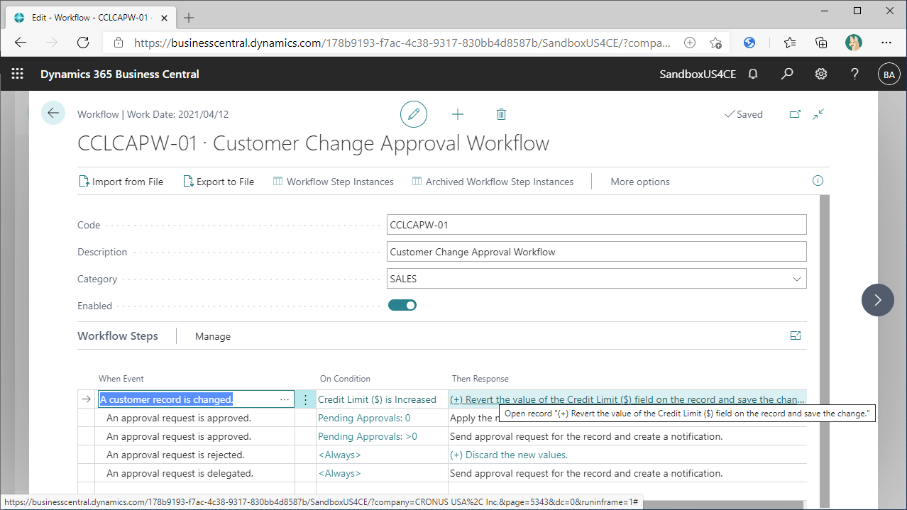 How to Setup Workflow of D365BC #3 | IT長のネタ帳