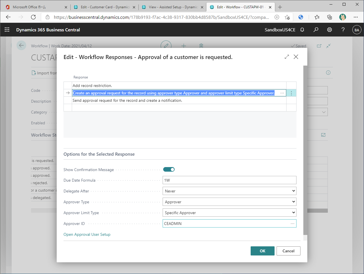How to Setup Workflow of D365BC #1 | IT長のネタ帳