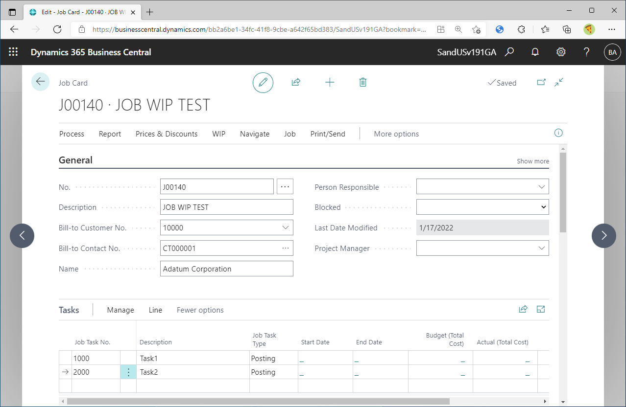 Tips & Tricks of JOB WIP Calculation | IT長のネタ帳