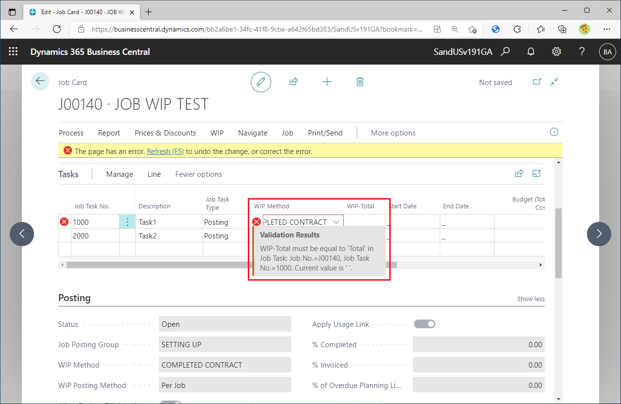 Tips & Tricks of JOB WIP Calculation | IT長のネタ帳