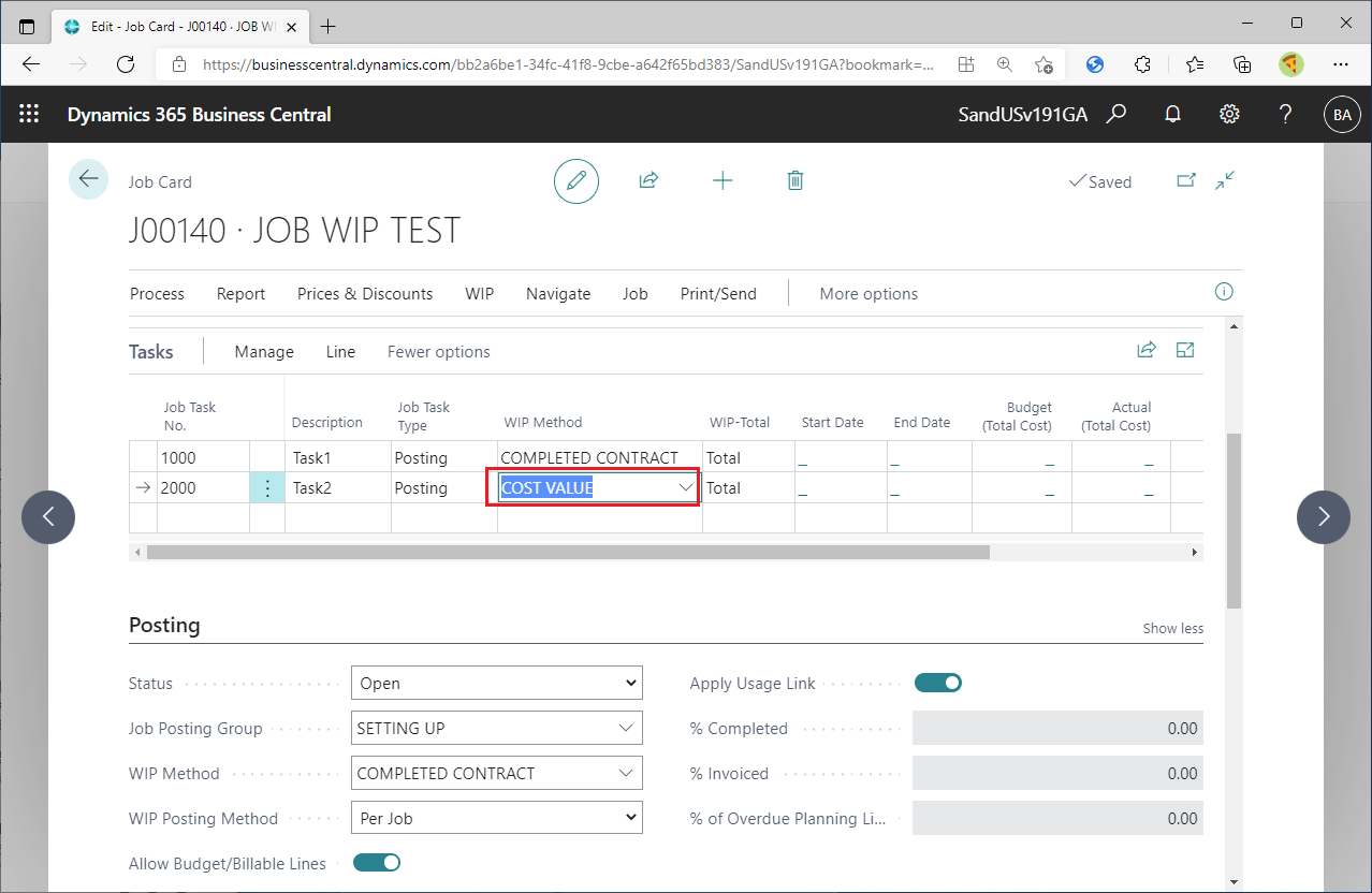 Tips & Tricks of JOB WIP Calculation | IT長のネタ帳