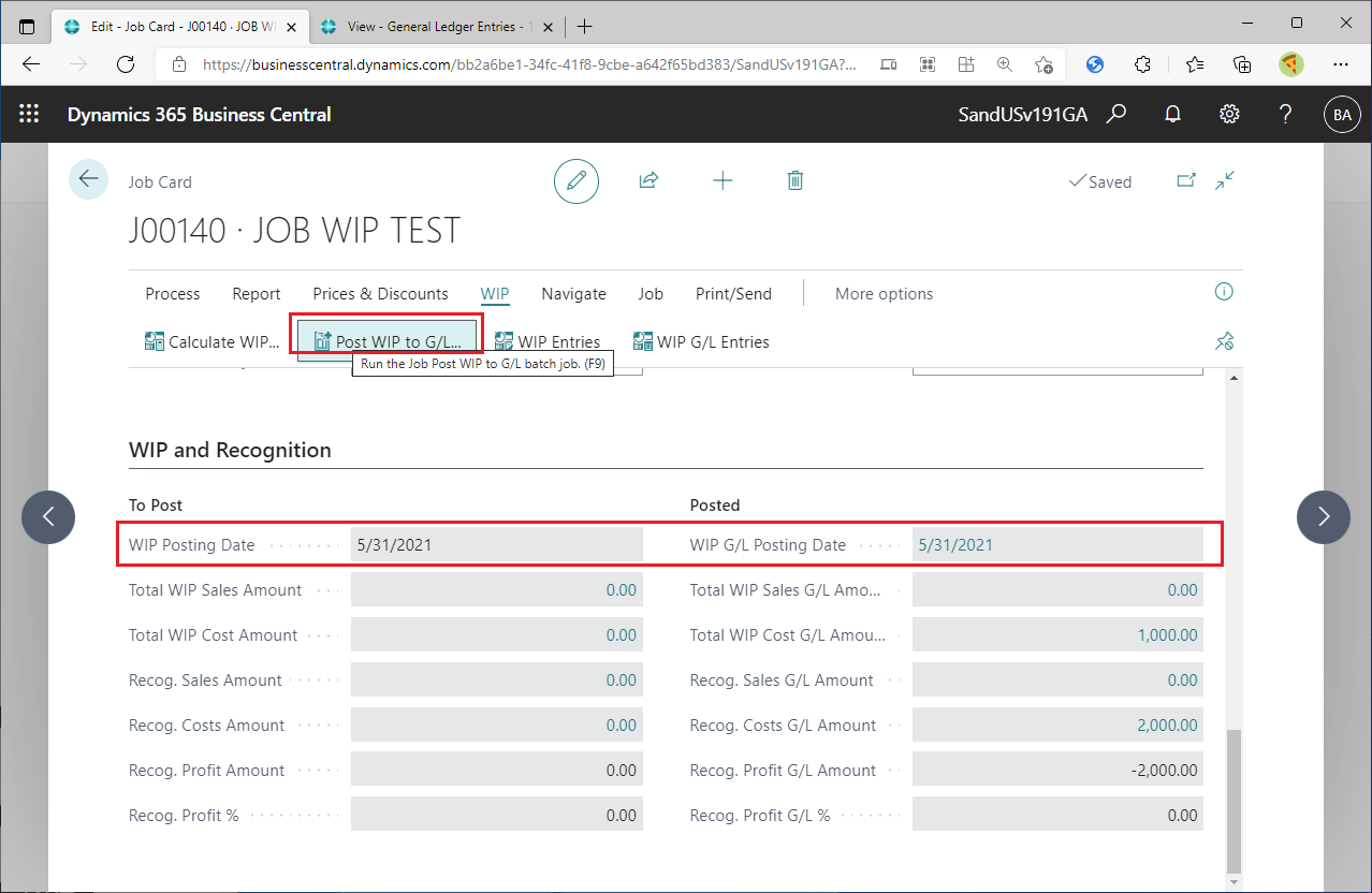 Tips & Tricks of JOB WIP Calculation | IT長のネタ帳