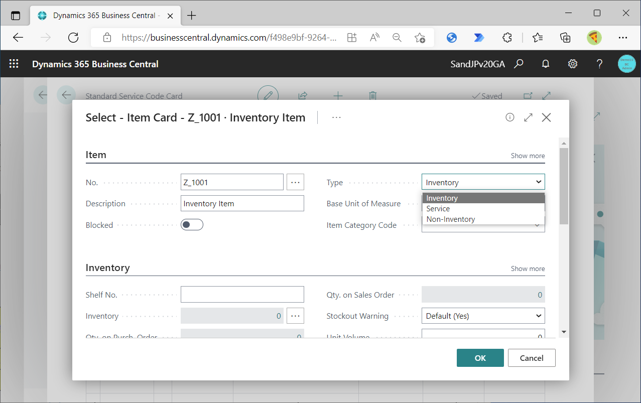 D365BC Standard Service Codeの改善 | IT長のネタ帳